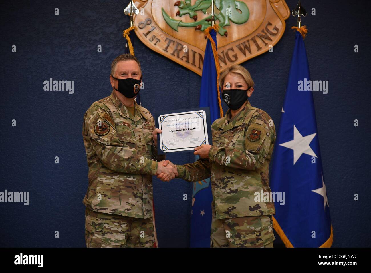 U.S. Air Force Lt. Gen. Marshall B. Webb, commander of Air Education ...