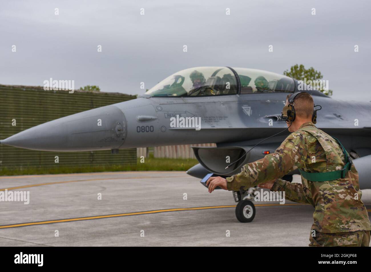 Airman 1st Class Korbin Hollensteiner, 555th Aircraft Maintenance Unit ...