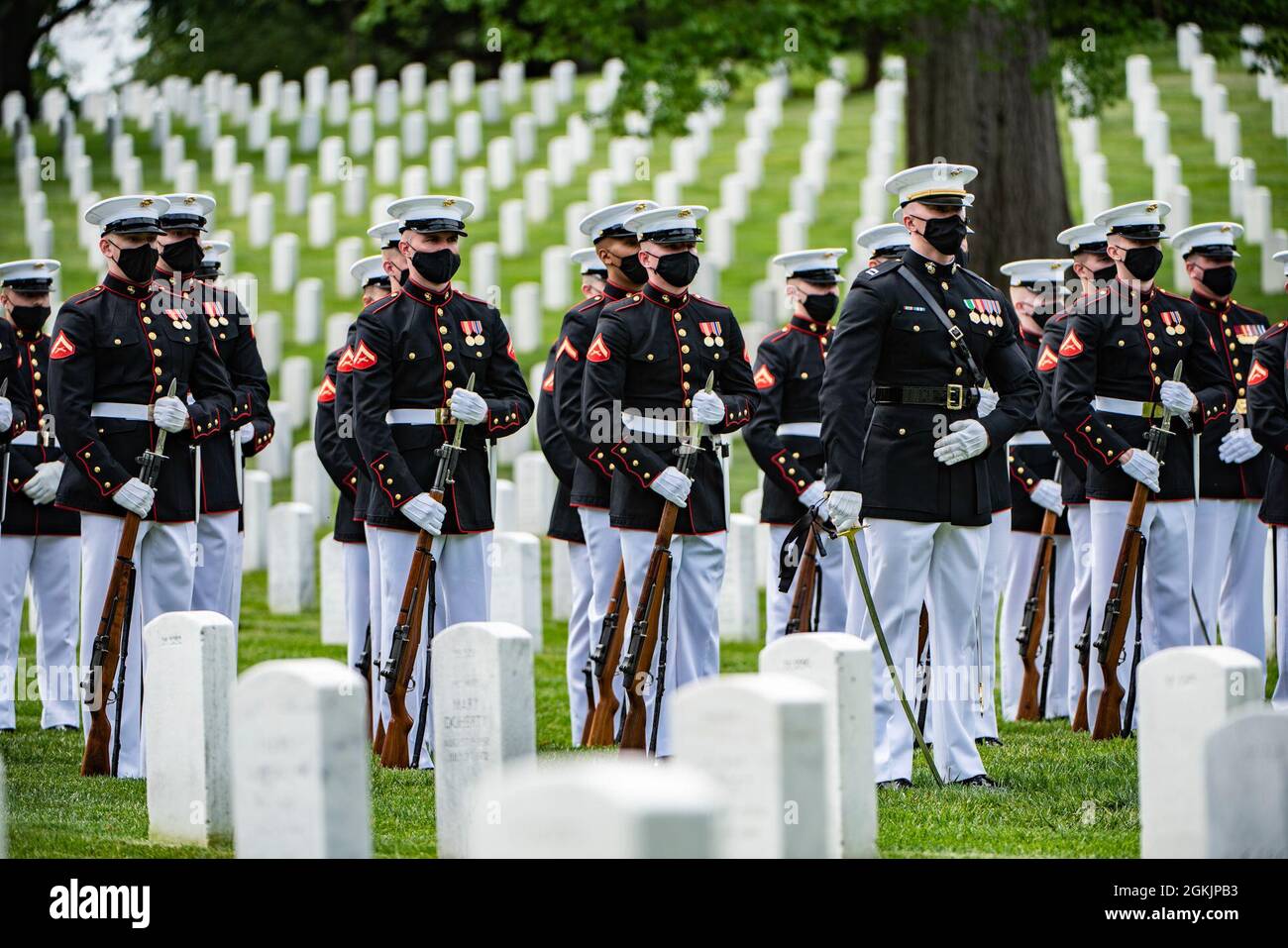 The 3d U.S. Infantry Regiment (The Old Guard) Caisson Platoon, Marines ...