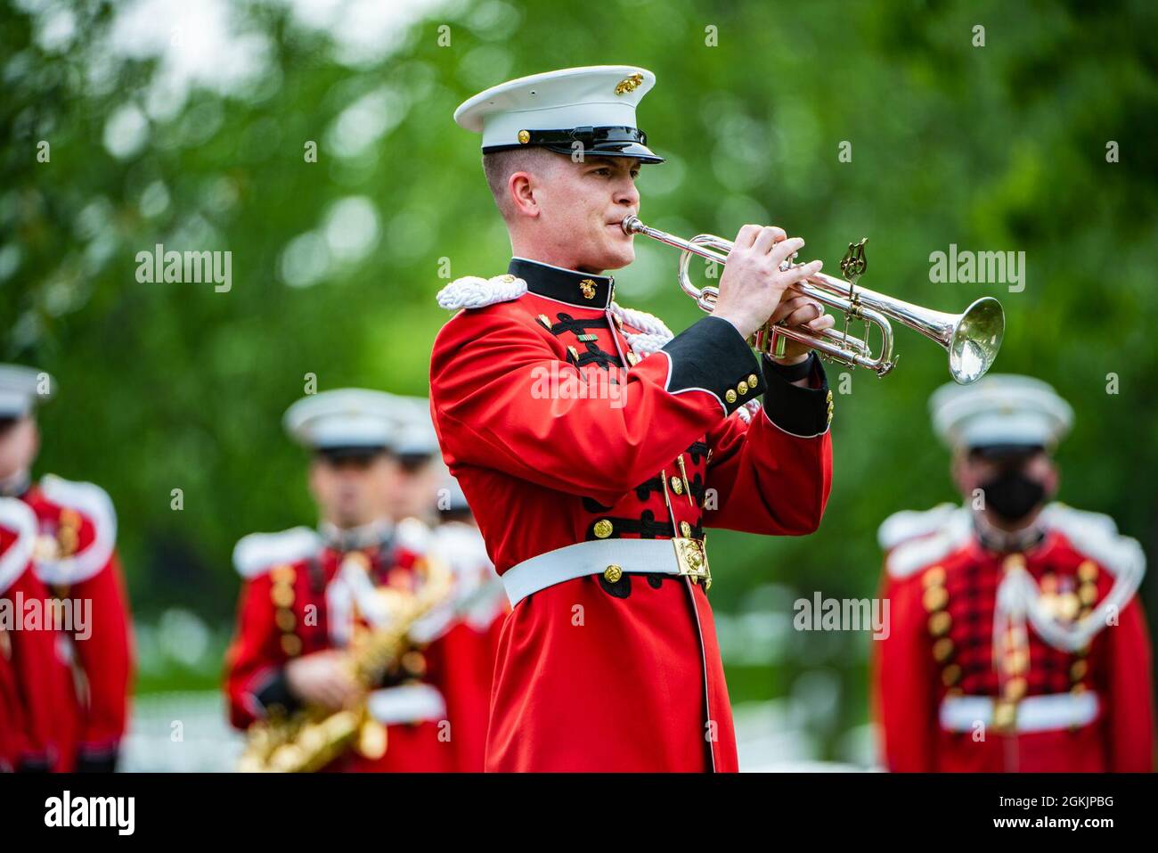 The 3d U.S. Infantry Regiment (The Old Guard) Caisson Platoon, Marines ...