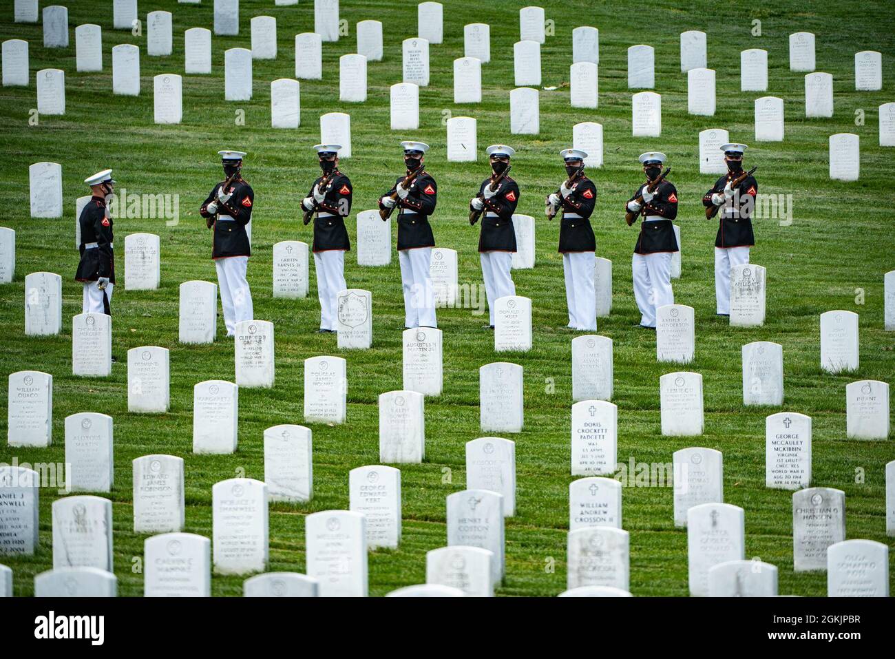 The 3d U.S. Infantry Regiment (The Old Guard) Caisson Platoon, Marines ...