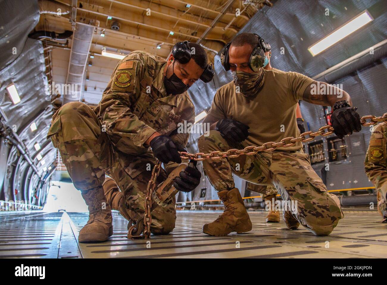 Staff Sgt. Khayyam Pitts and Staff Sgt. Rafael Gutierrez, port dawgs ...