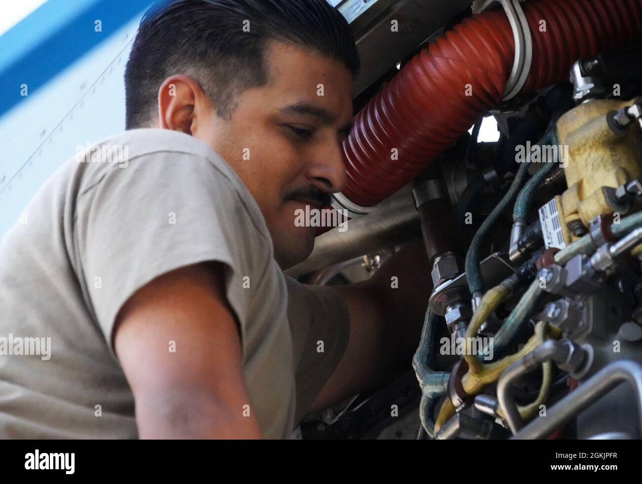 U.S. Air National Guard Staff Sgt. Matthew Ortiz, 146th Maintenance ...