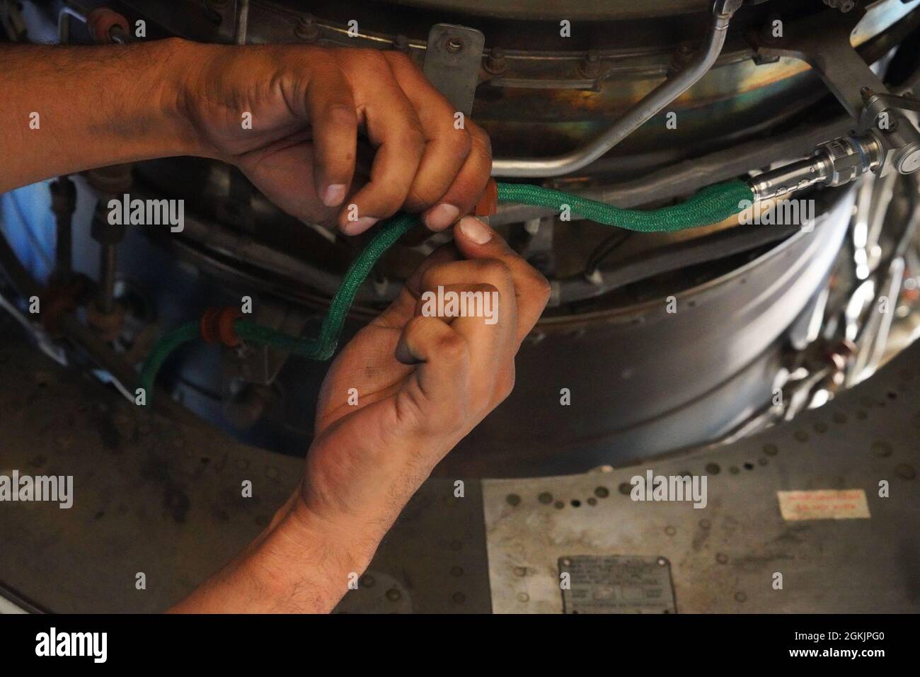 U.S. Air National Guard Staff Sgt. Matthew Ortiz, 146th Maintenance ...