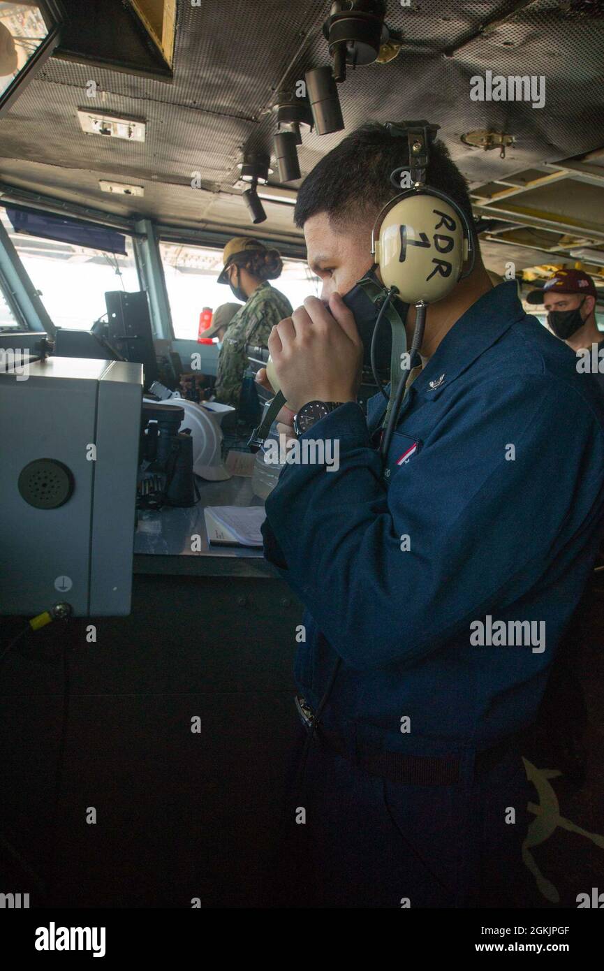 U.S. Navy Operations Specialist 3rd Class Jet Gacho, from Lawaan ...
