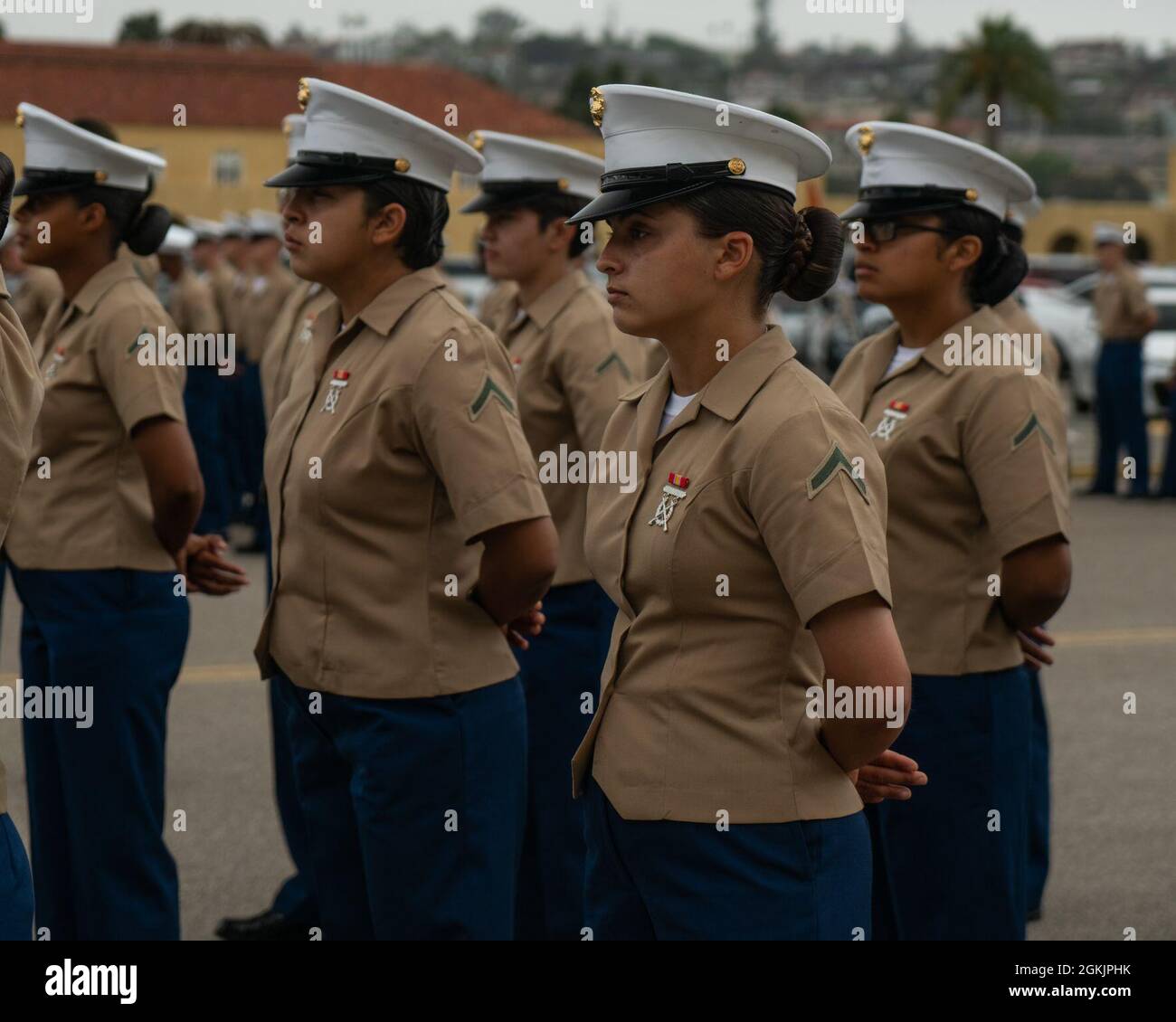 U.S. Marines with Platoon 3241, Lima Company, 3rd Recruit Training ...