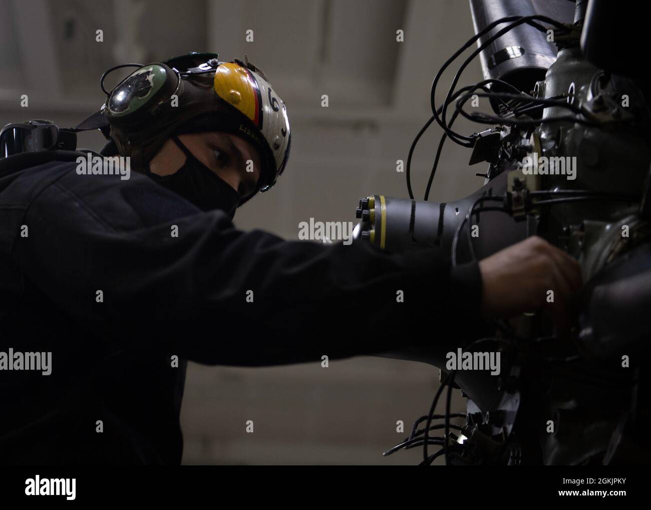 U.S. Navy Aviation Machinist’s Mate 3rd Class Corey Fichter, from Sioux ...