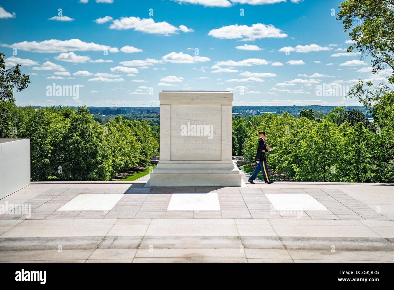 Sentinels from the 3d U.S. Infantry Regiment (The Old Guard) stand ...