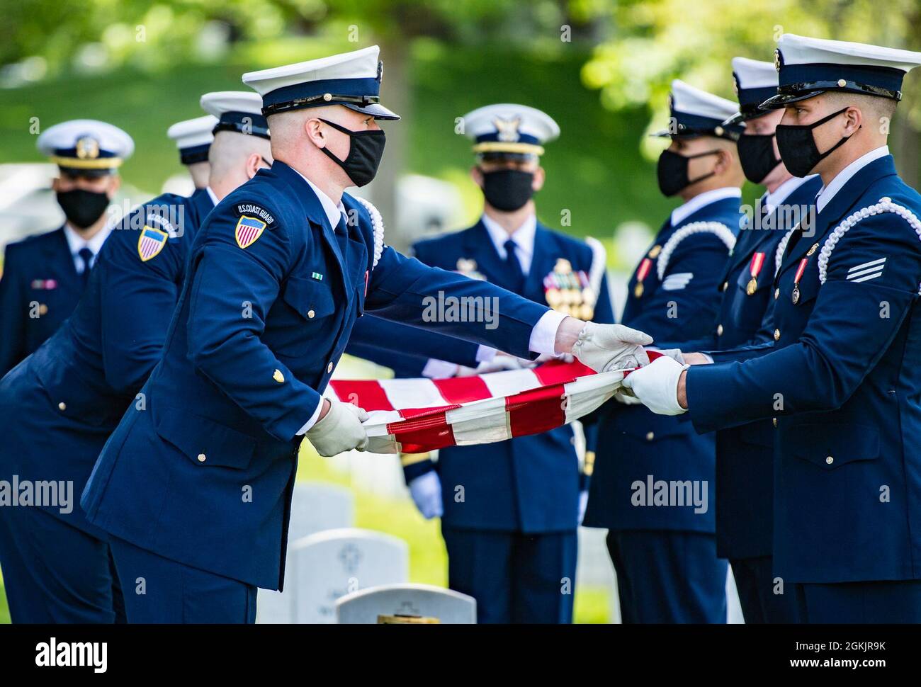 Us coast guard ceremonial honor guard hi-res stock photography and ...
