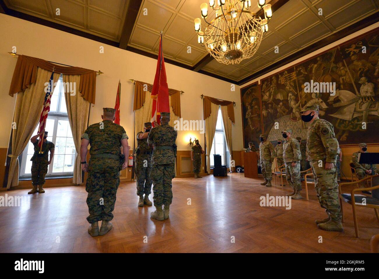 U.S. Marine Corps Sgt. Maj. Aaron G. McDonald, command sergeant major ...