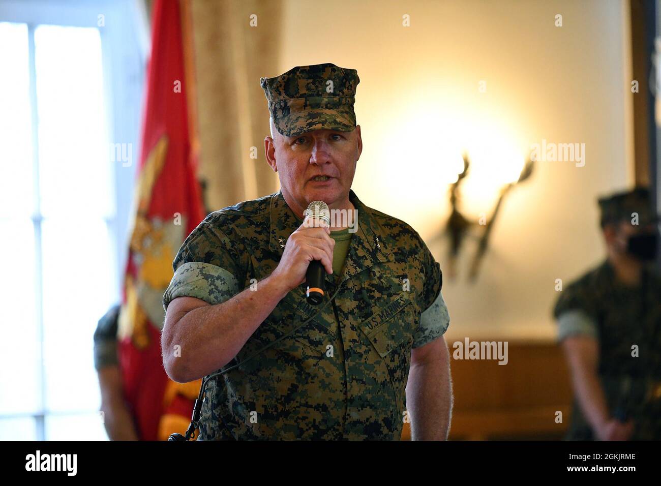 Maj. Gen. Tracy W. King, incoming commander of U.S. Marine Corps Forces ...