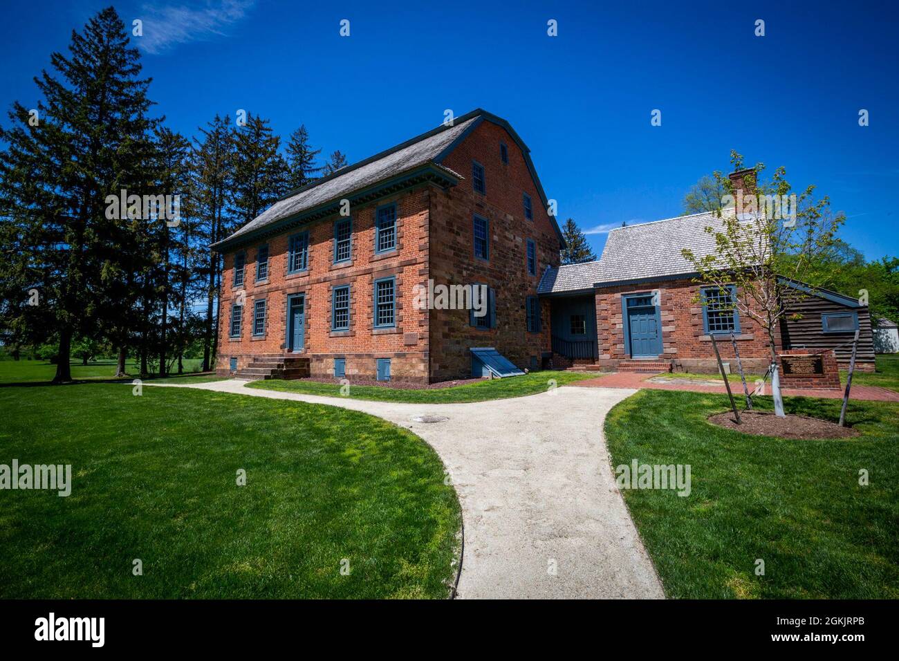 Exterior view of the Dey Mansion in Wayne, N.J., May 6, 2021. The ...