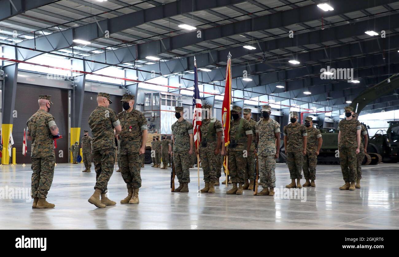 Sgt. Maj. Michael J. Rowan, center, outgoing sergeant major, Marine ...