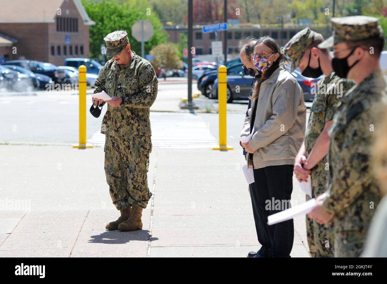 210506-N-EJ843-0035 GROTON, Conn. (May 6, 2021) Cmdr. Shannon Skidmore ...