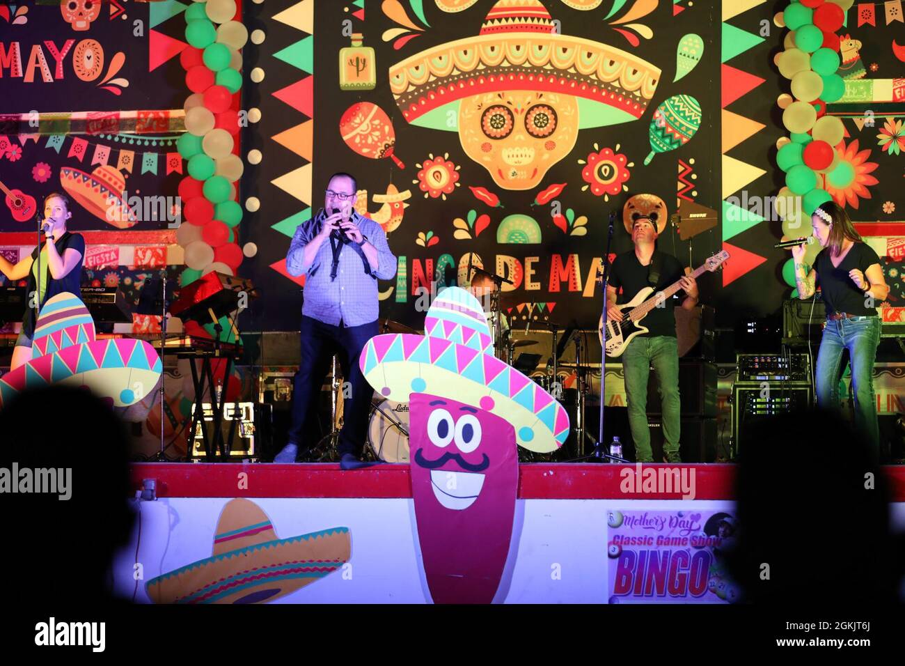 The U.S. Air Forces Central Band from left: Senior Airman Rachel ...