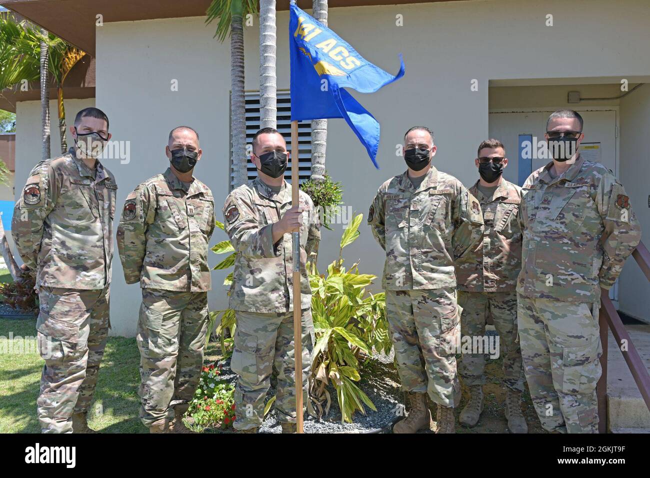 Airmen from the 141st Air Control Squadron, Puerto Rico Air National ...