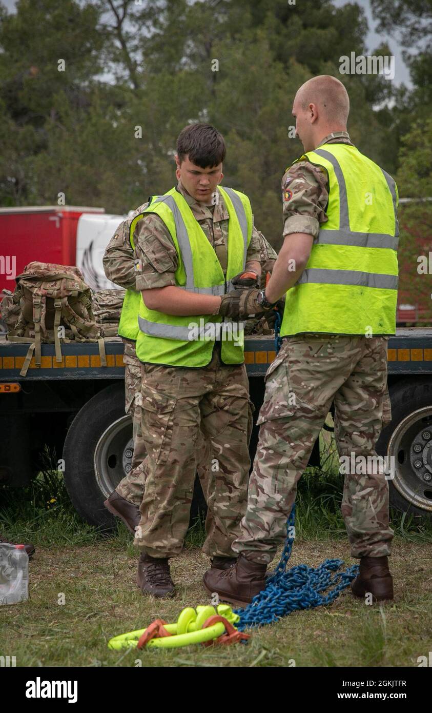 British Craftsmen Jack Spolton, left, and Dylan Ash, right, both ...