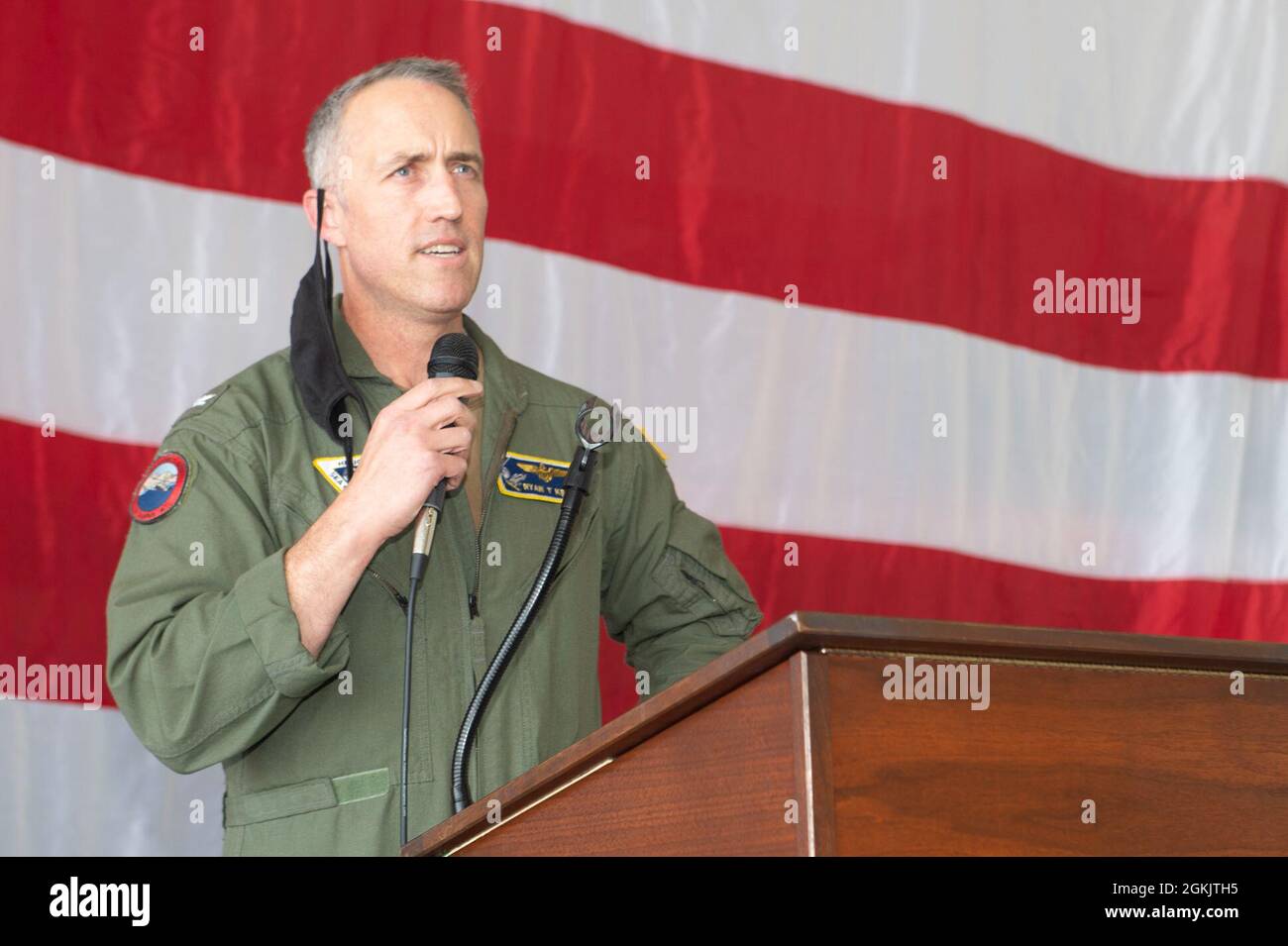 Norfolk, Va. (May 7, 2021) Capt. Ryan Keys, commander, Helicopter Sea ...