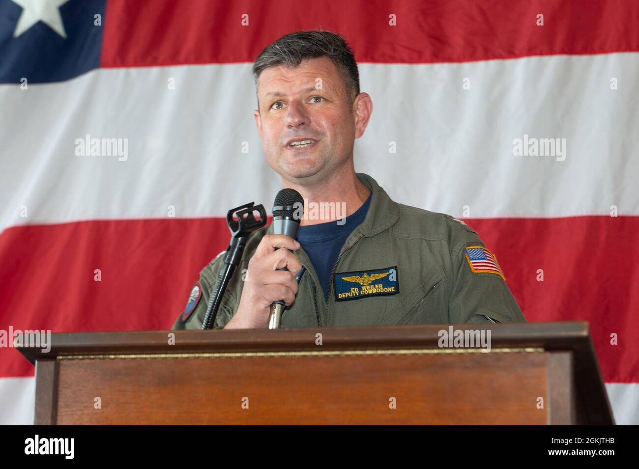 Norfolk, Va. (May 7, 2021) - Capt. Edward Weiler, deputy commander ...