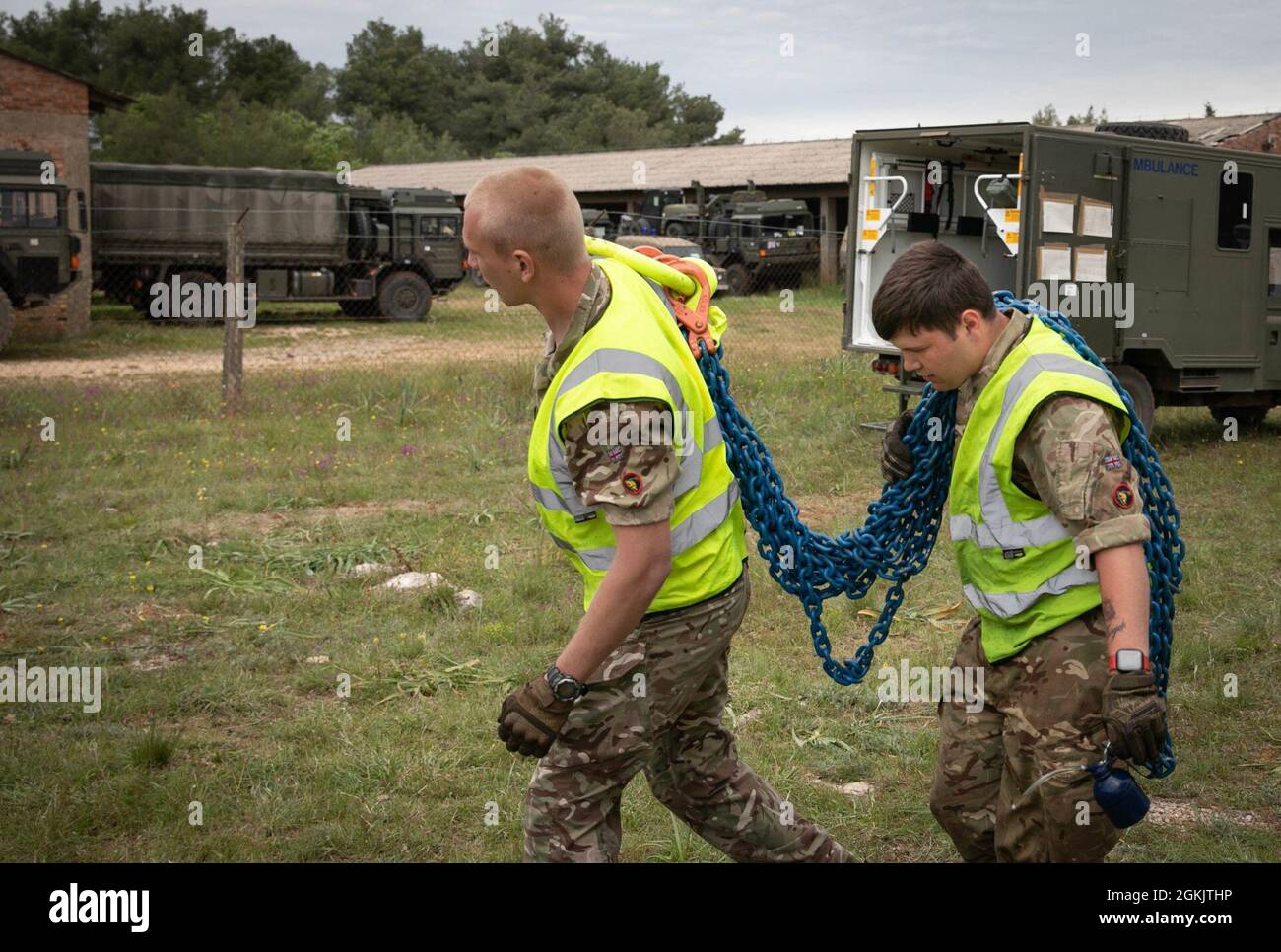 Tow military vehicles hi-res stock photography and images - Alamy