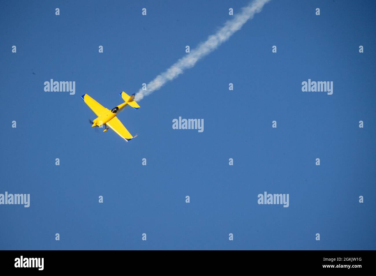 Kevin Coleman, Edge 540 pilot, performs aerial maneuvers during the ...