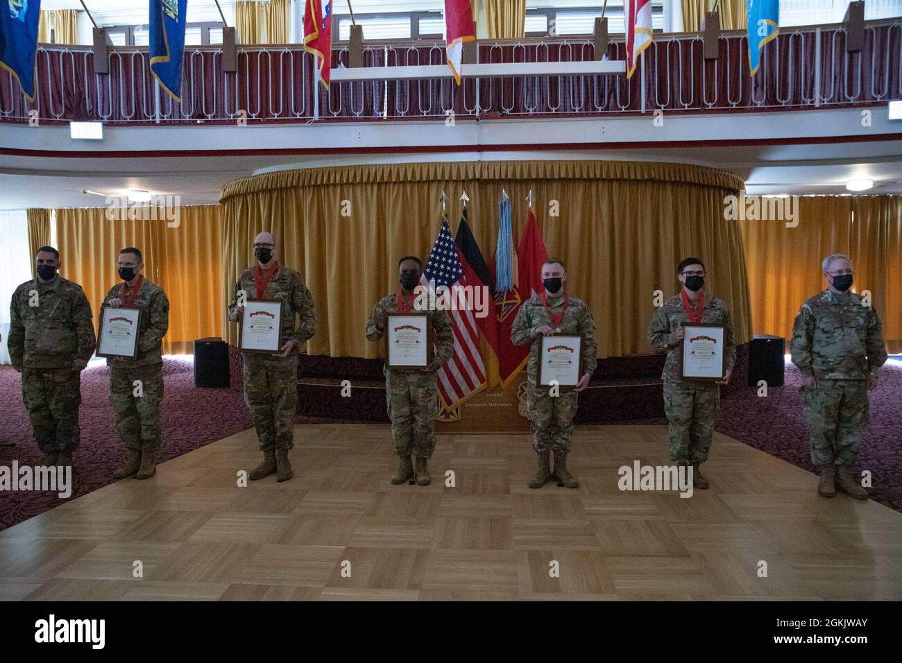 10th Army Air and Missile Defense Command Soldiers were presented with ...