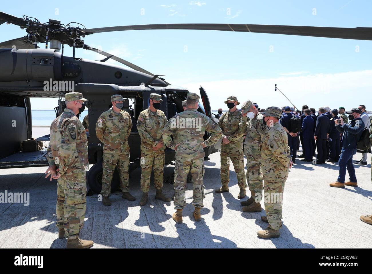 U.S. Army Maj. General Chris Mohan, Commanding General of the 21st ...