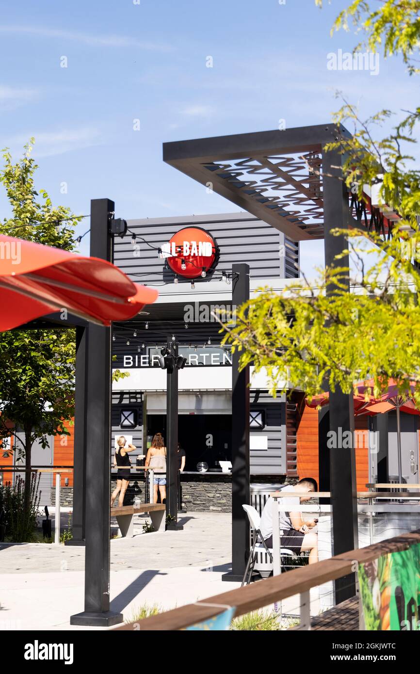 The Ball Band Biergarten at the Ironworks at the Riverwalk and Beutter ...