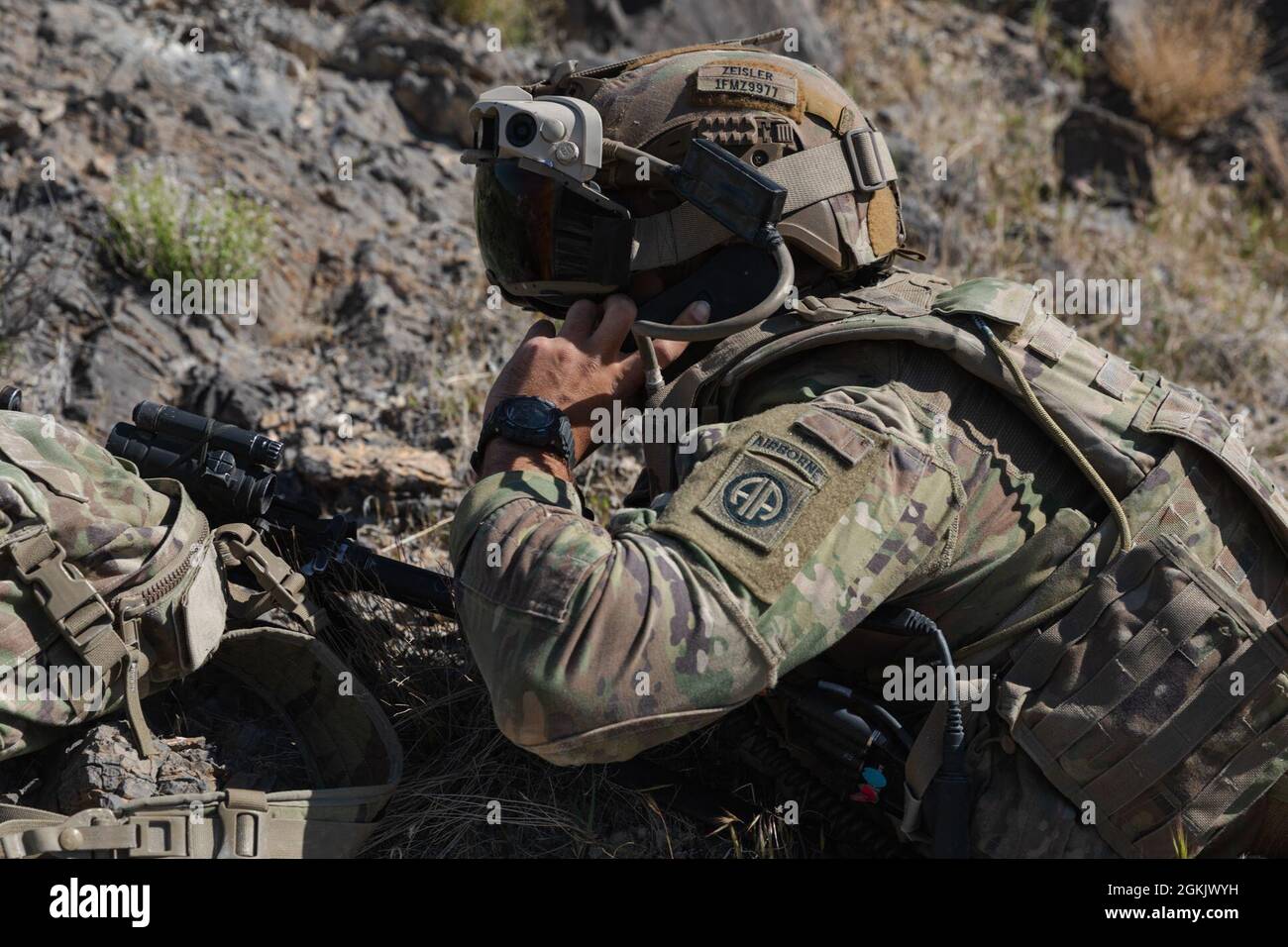 A Paratrooper from the 82nd Airborne Division, 1st Battalion 508th ...