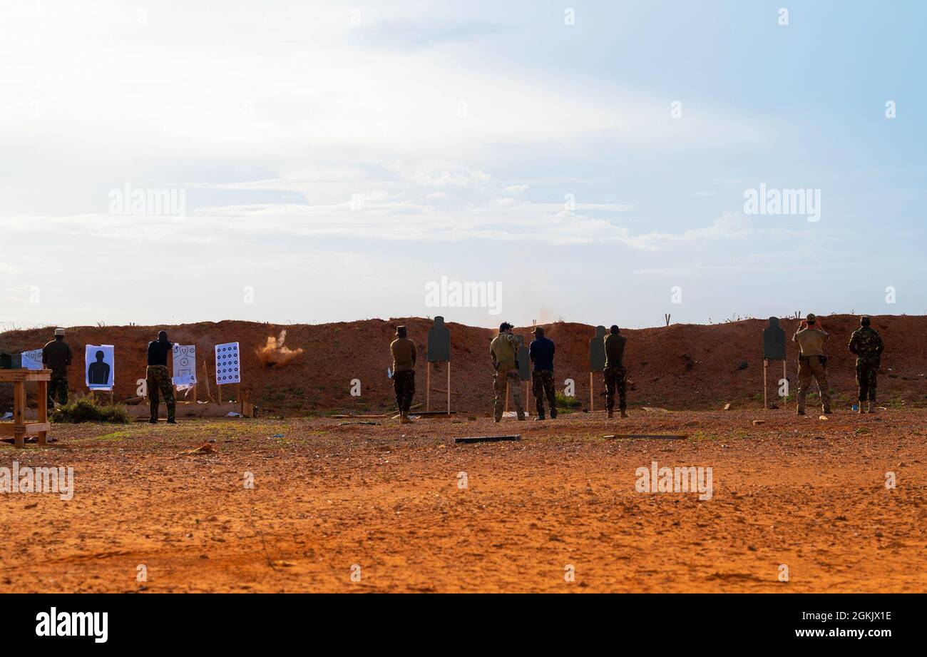 U.S. forces host a range day with the Kenya Defense Forces (KDF) in ...