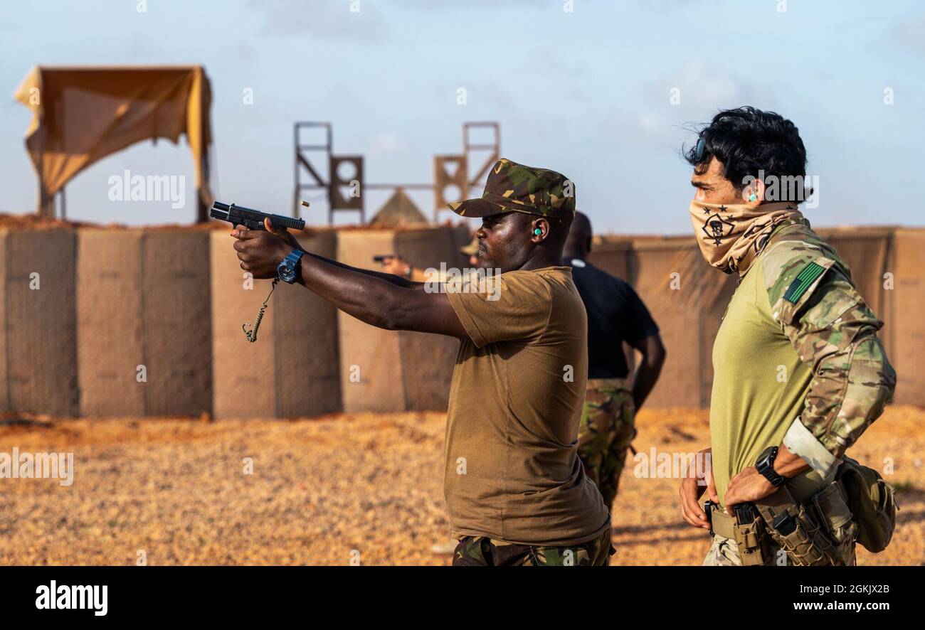 U.S. forces host a range day with the Kenya Defense Force (KDF) in ...