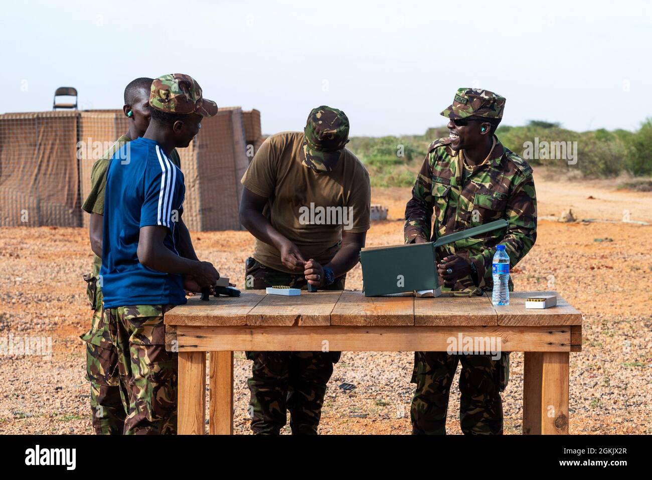 U.S. forces host a range day with the Kenya Defense Forces (KDF) in ...