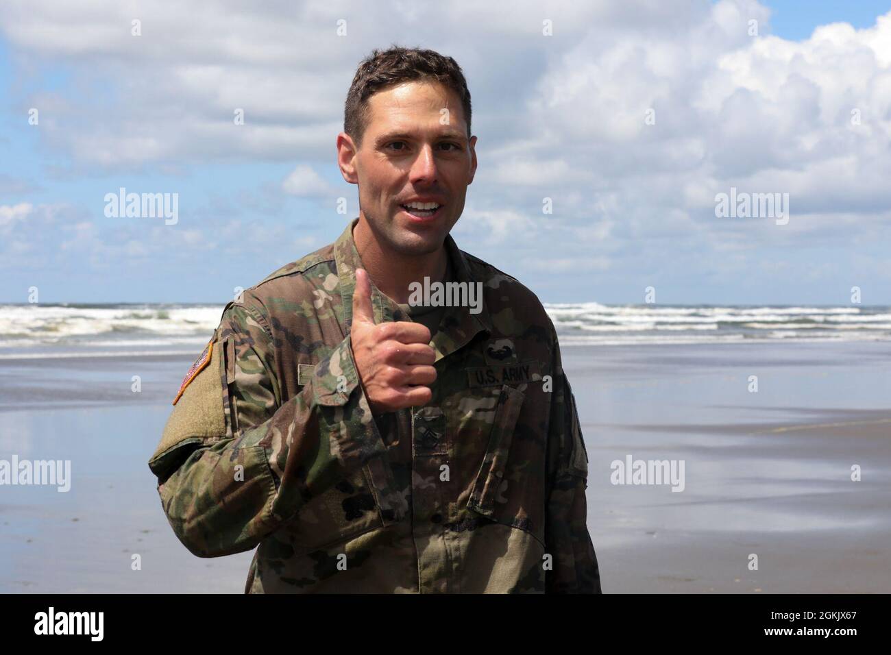U.S. Army Staff Sgt. Joshua Barry, an Infantry Squad Leader with the 1 ...