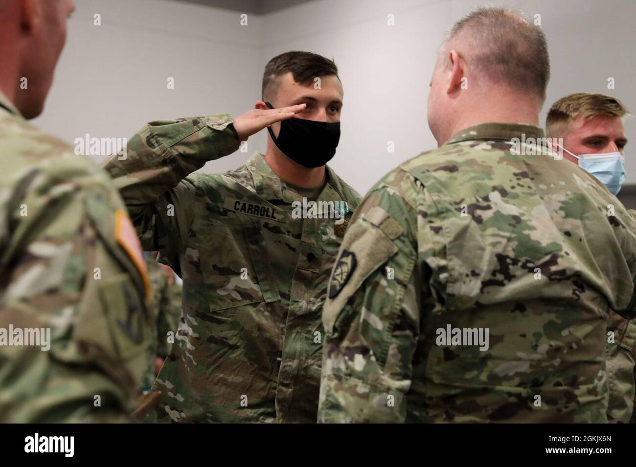U.S. Army Spc. Aiden Carroll, a Horizontal Construction Engineer with ...