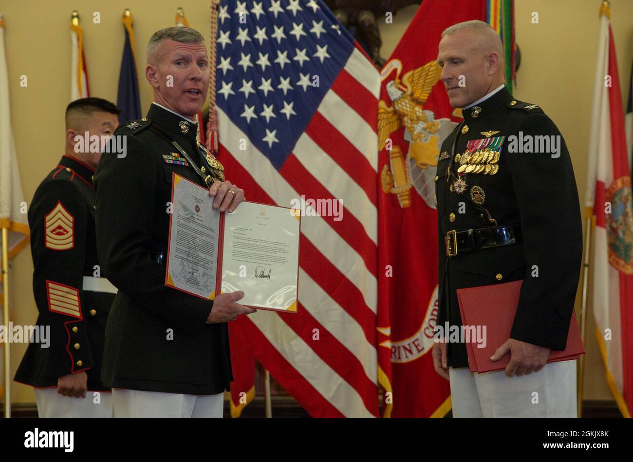 U.S. Marine Corps Lt. Gen. Eric M. Smith, deputy commandant of Combat ...