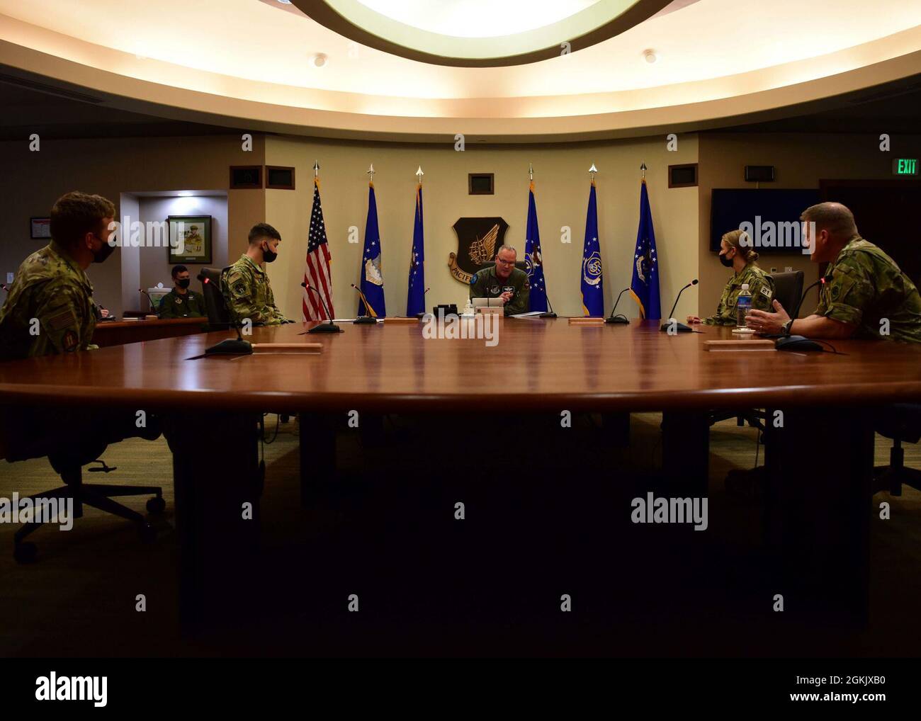 U.S. Air Force Academy cadets met with Lt. Gen. Jon T. Thomas, Pacific ...