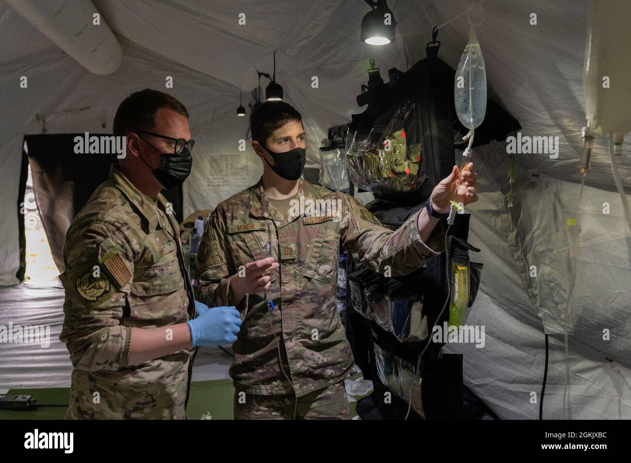 U.S. Air Force Capt. Talon Miner, 435th Contingency Response Support ...