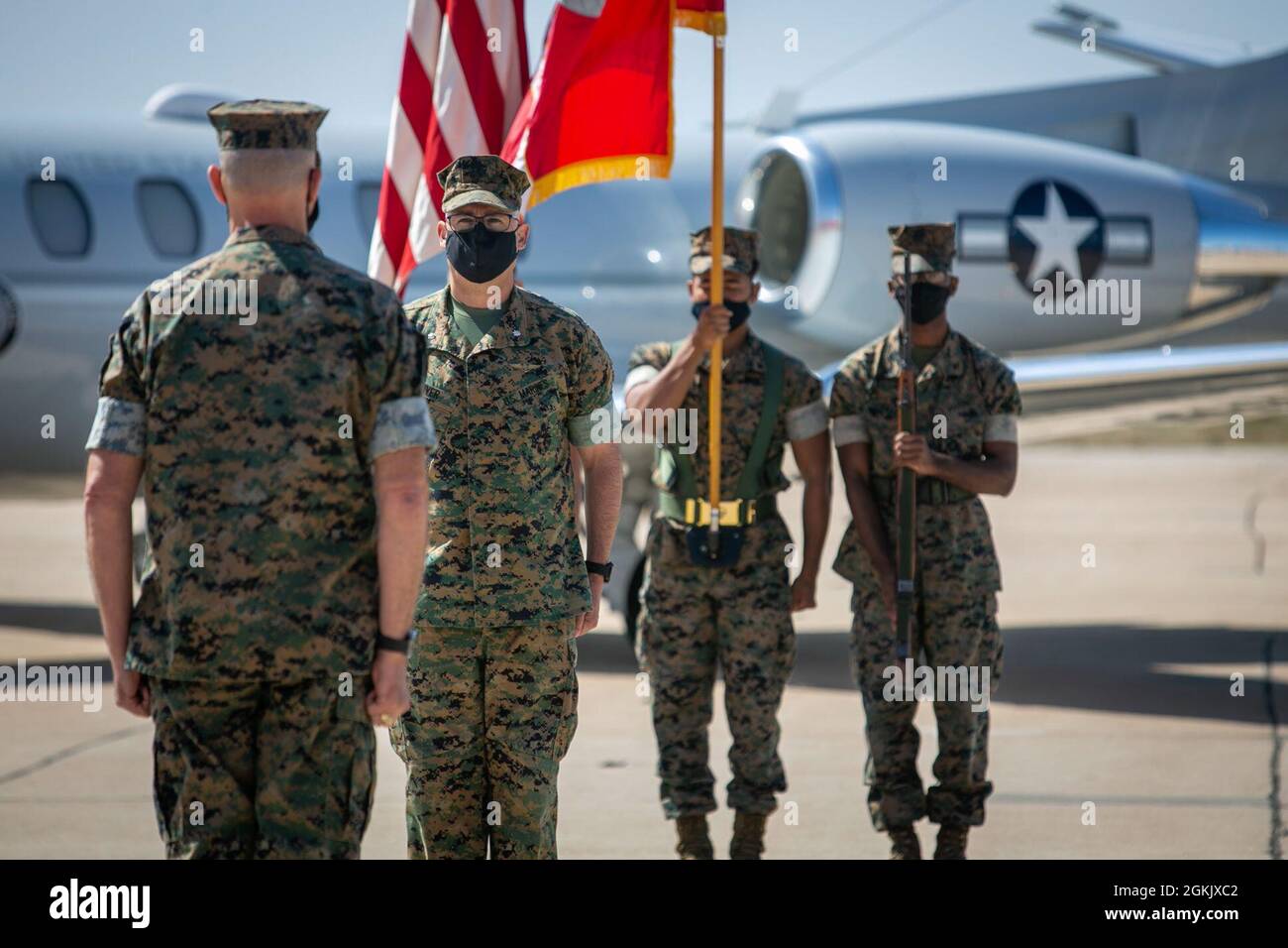 U.S. Marine Corps Lt. Col. William C. Oliver, the executive officer of ...