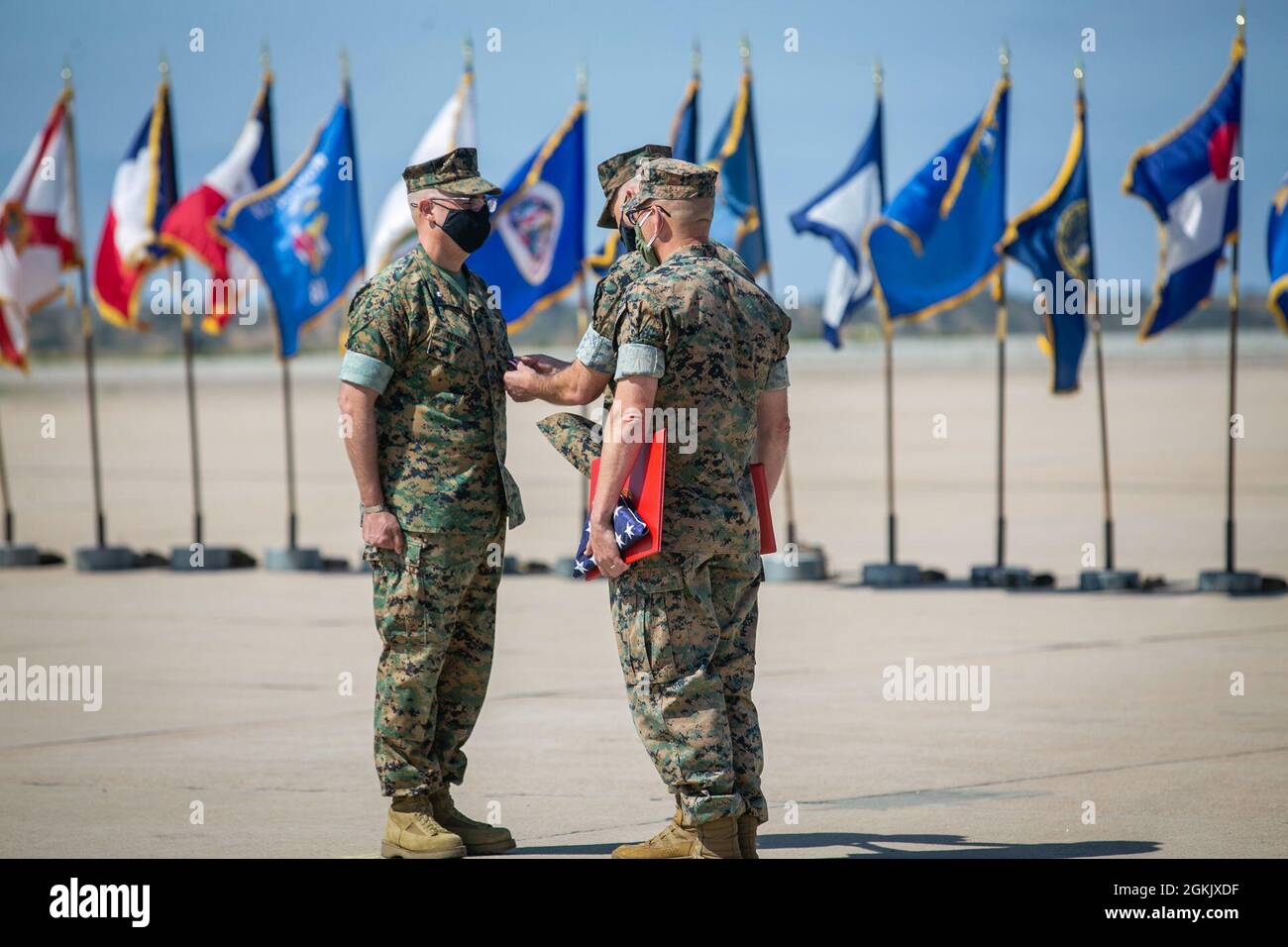 U.S. Marine Corps Lt. Col. William C. Oliver, the executive officer of ...