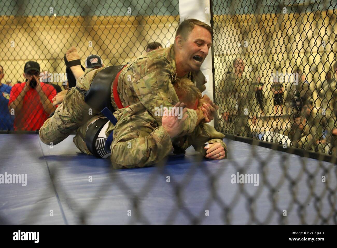 U.S. Army Maj. Todd Donaldson, assigned to 9th Brigade Engineer Battalion, 2nd Armored Brigade ...