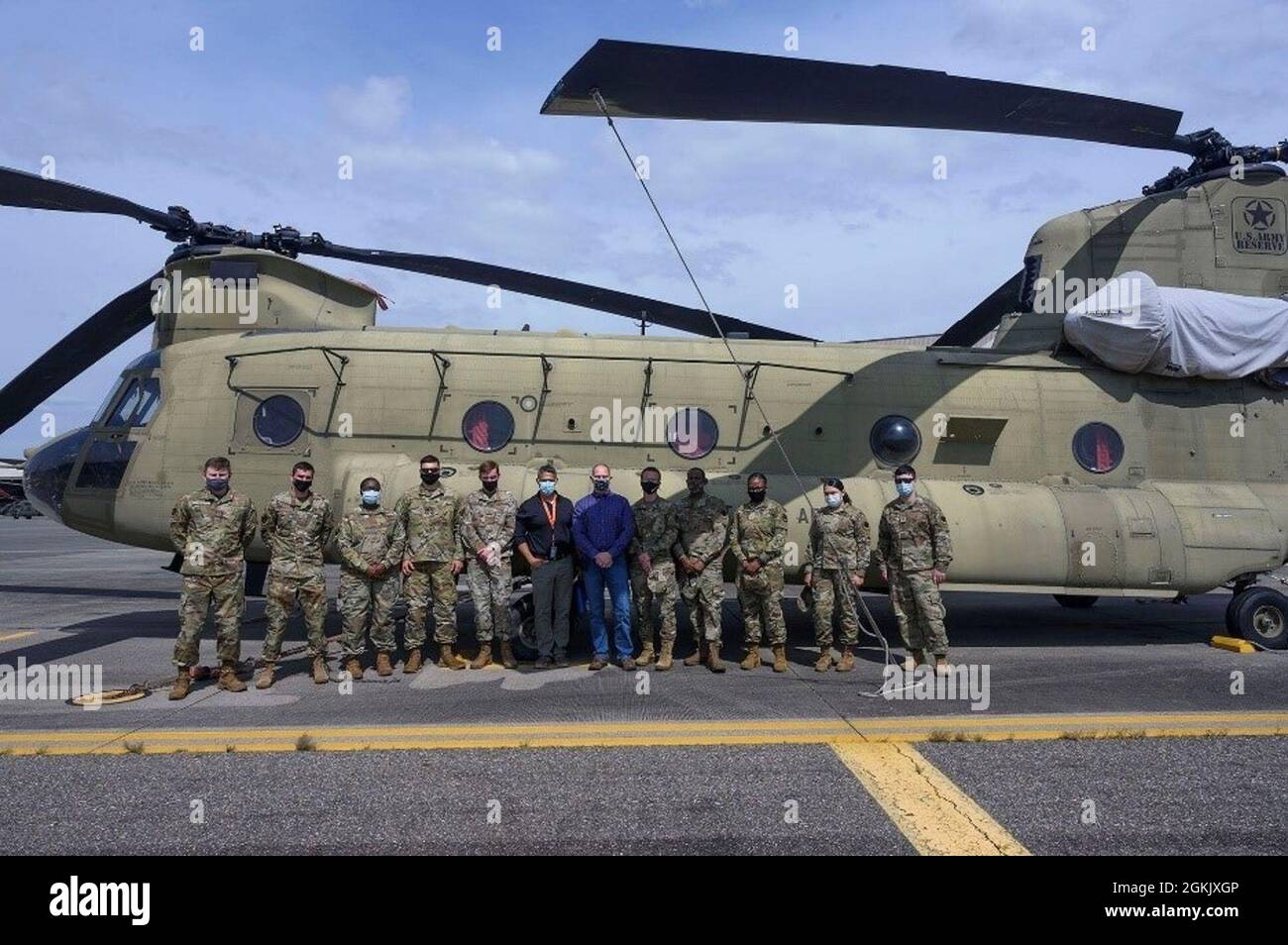 Airmen of the 633d Air Base Wing command post pose for a group photo ...