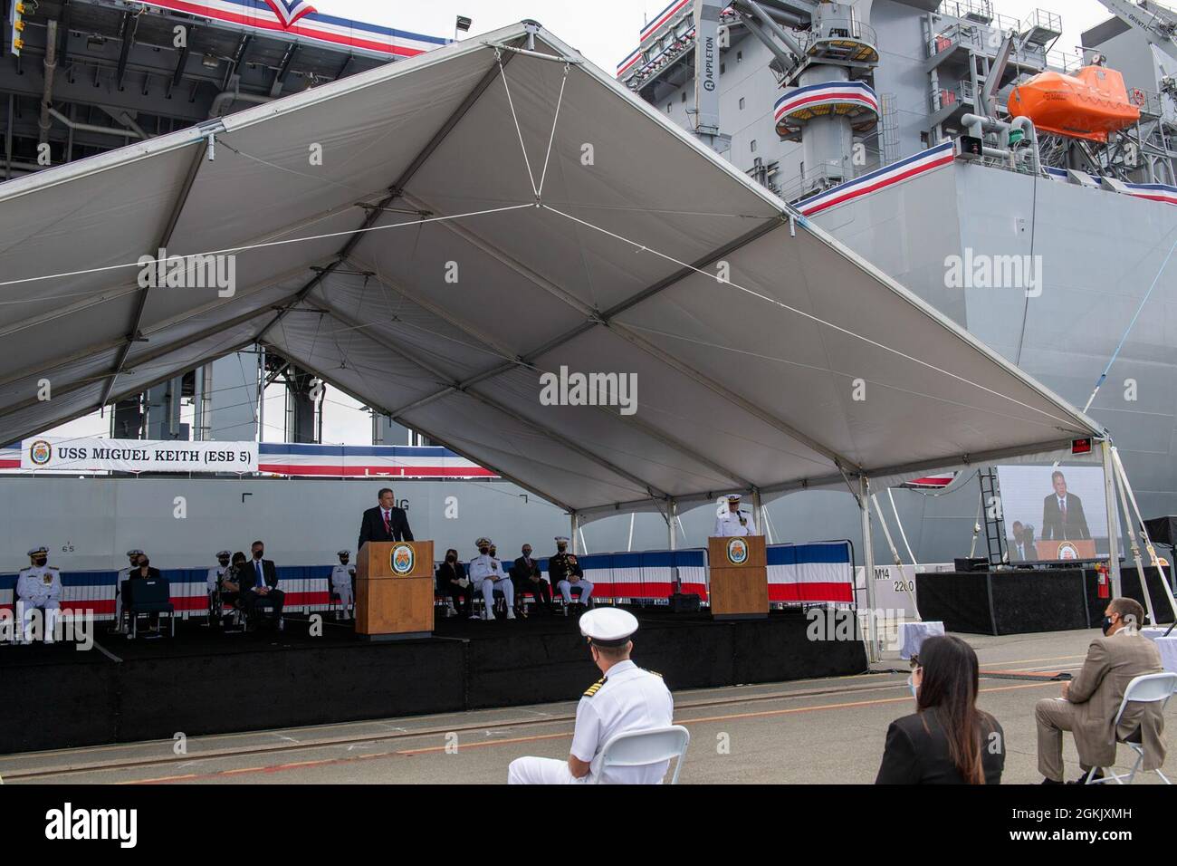 Uss puller commissioning ceremony hi-res stock photography and images ...