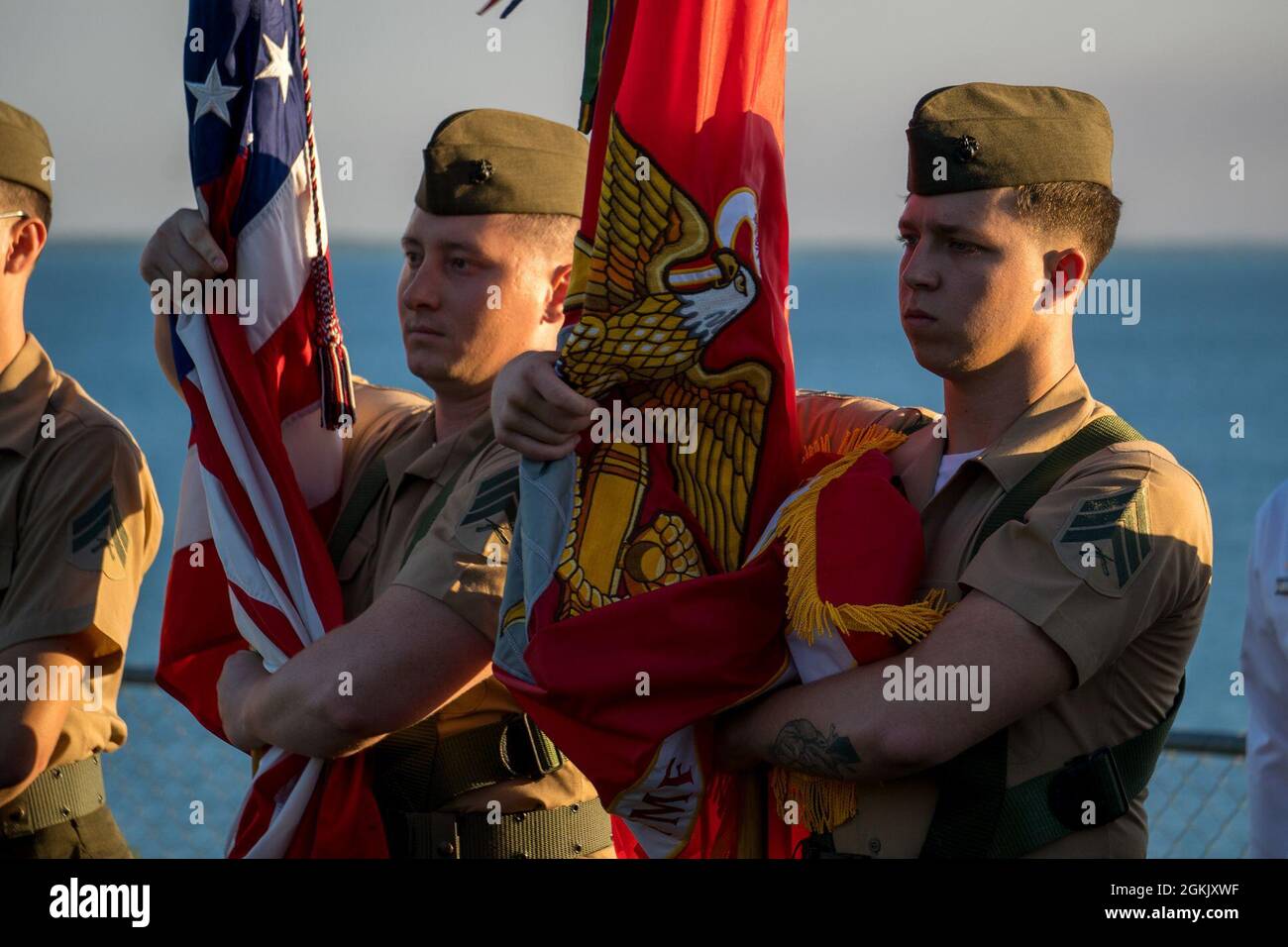 U.S. Marine Corps Sgt. Dodge Hurley, a MV-22B Osprey flight line ...