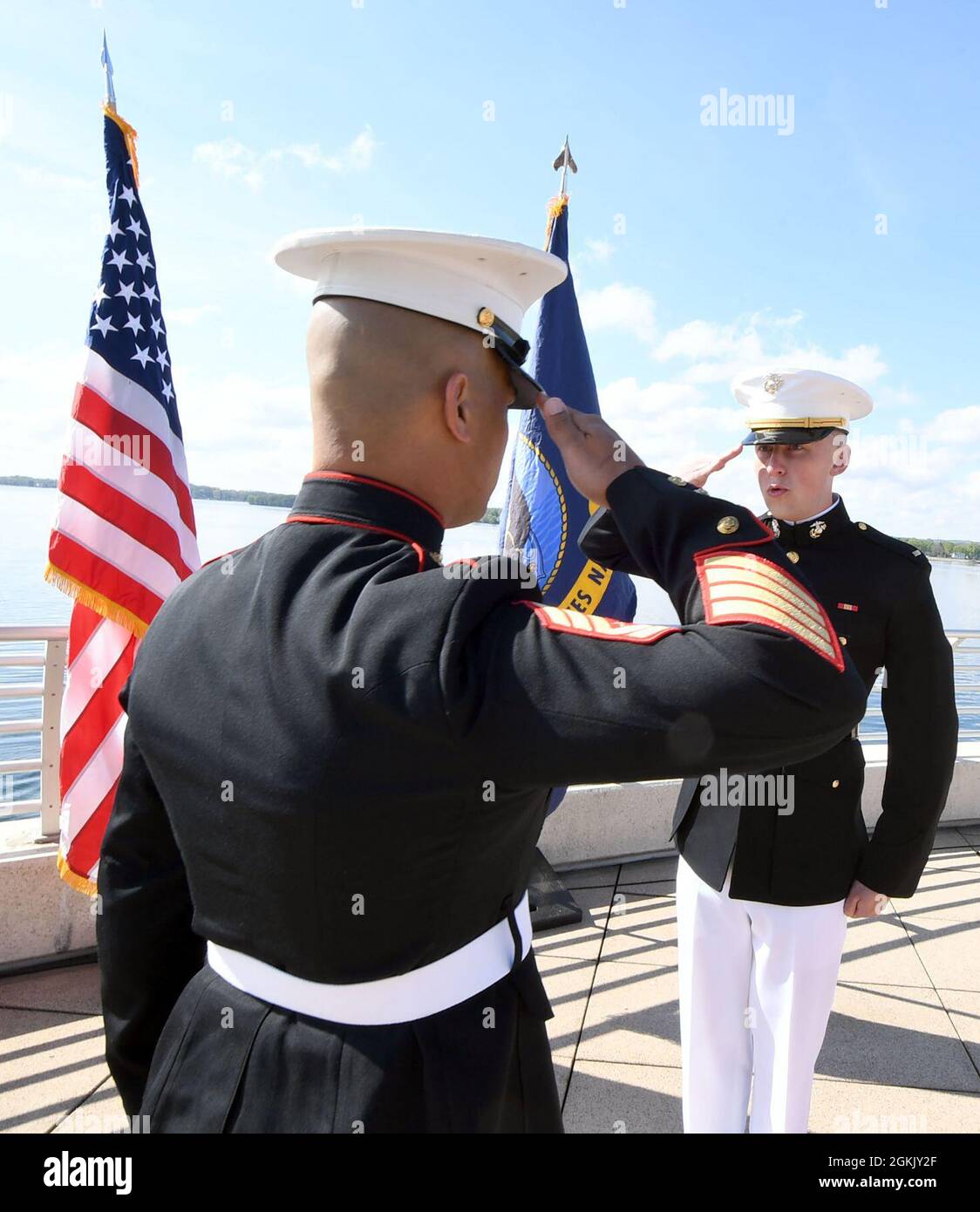 MADISON, Wis. (May 8, 2021) U. S. Marine Corps 2nd Lt. Lucas Latterell ...