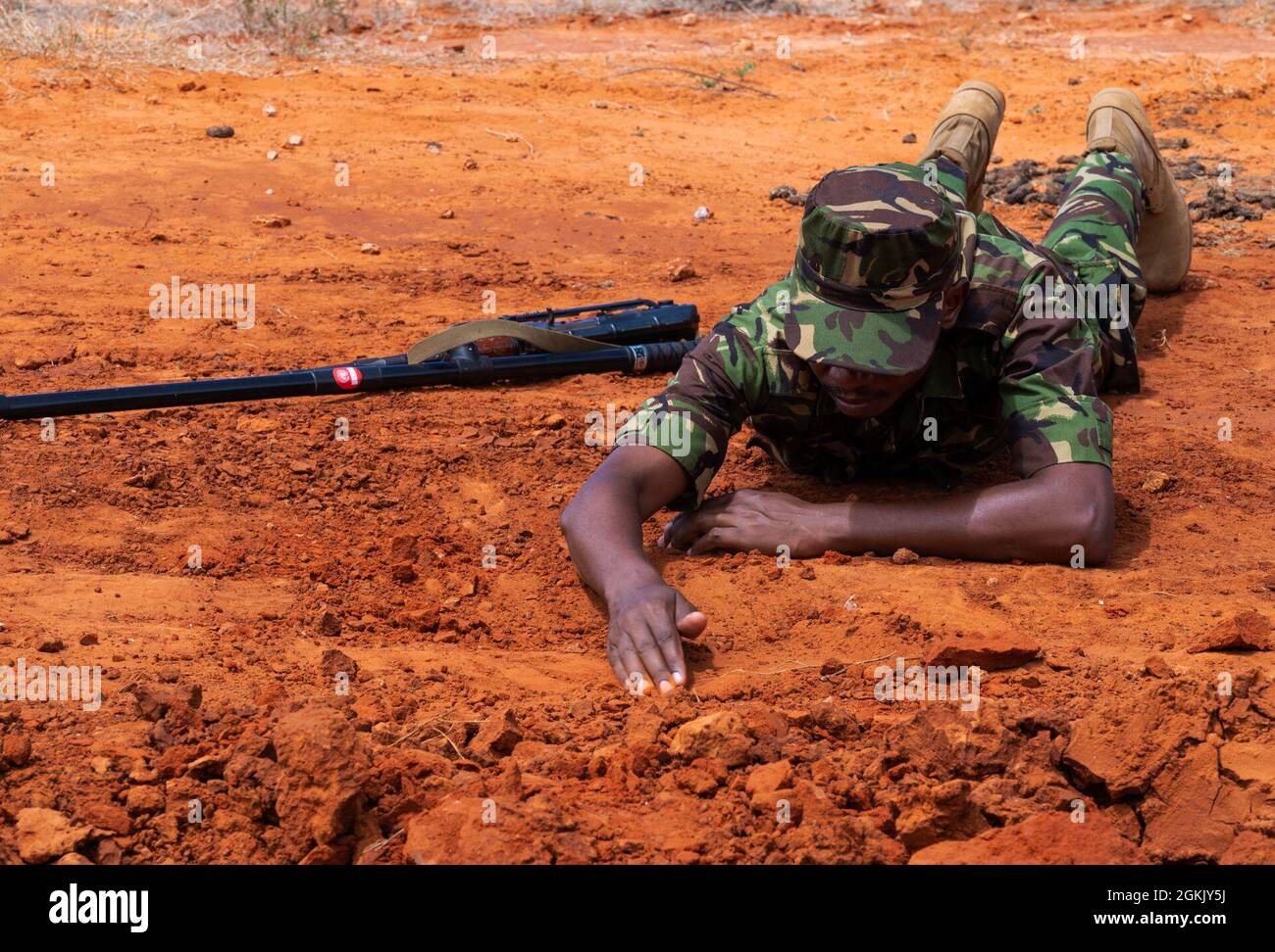 U.S. forces teach an improvised explosive device (IED) class to the ...