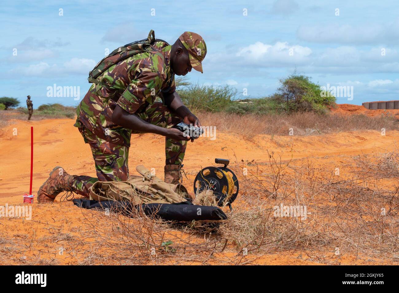 U.S. forces teach an improvised explosive device (IED) class to the ...