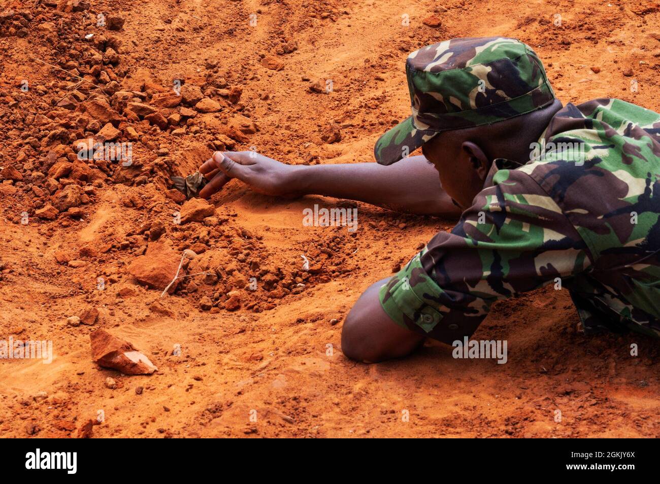 U.S. forces teach an improvised explosive device (IED) class to the ...
