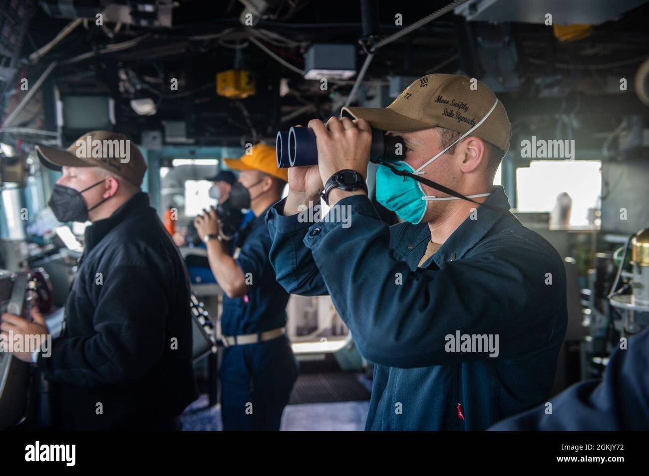 210508-N-RG587-1013 STRAIT OF GIBRALTAR (May 8, 2021) Ensign Michael ...