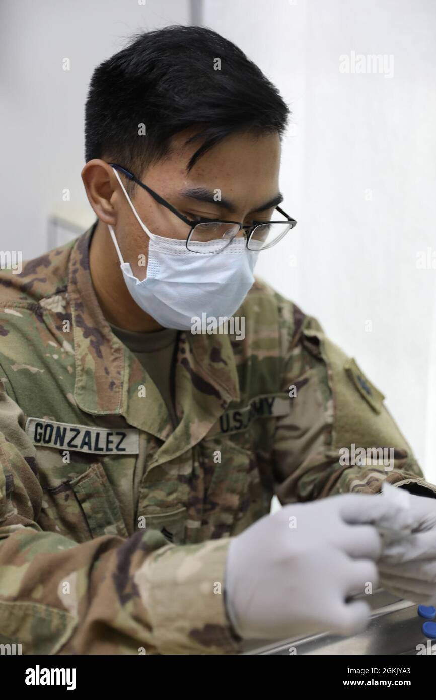 Sgt. Victor Gonzalez, a Healthcare Sergeant with Task Force Phoenix ...