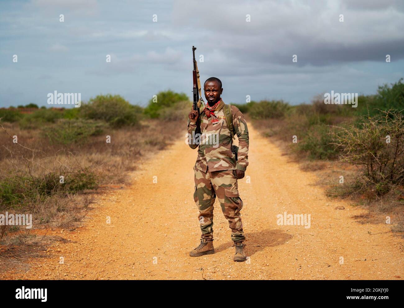 U.S. forces host a range day with the Danab Brigade in Somalia, May 9 ...